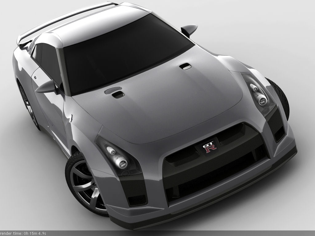 3d model nissan gt-r proto concept