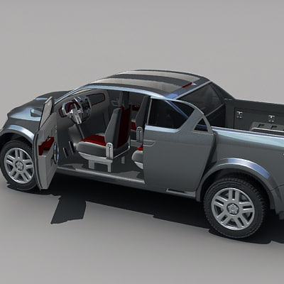 3d model dodge rampage concept