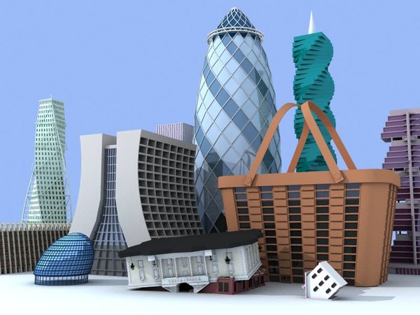 3d model unique buildings vol 2