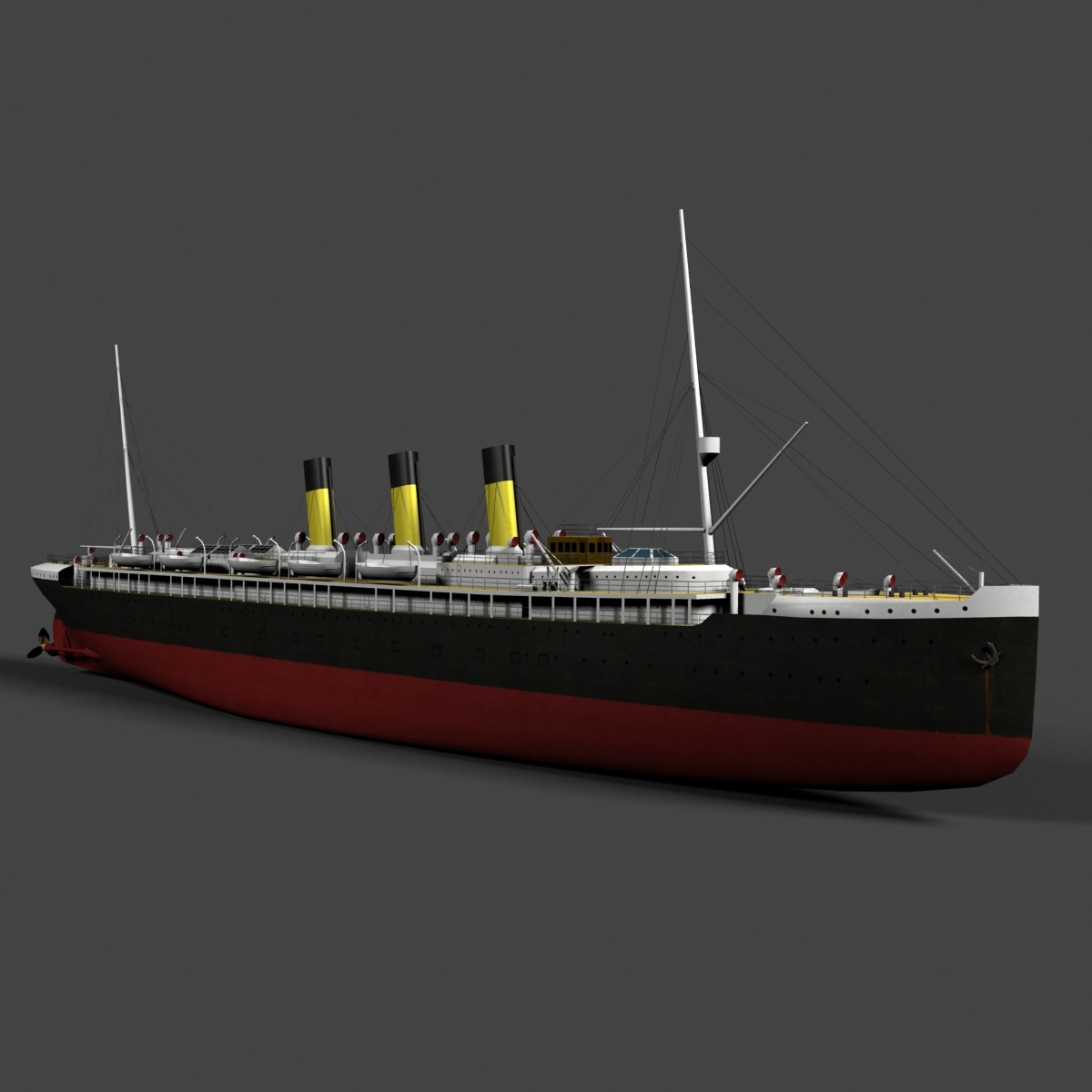 ocean liner 3d model