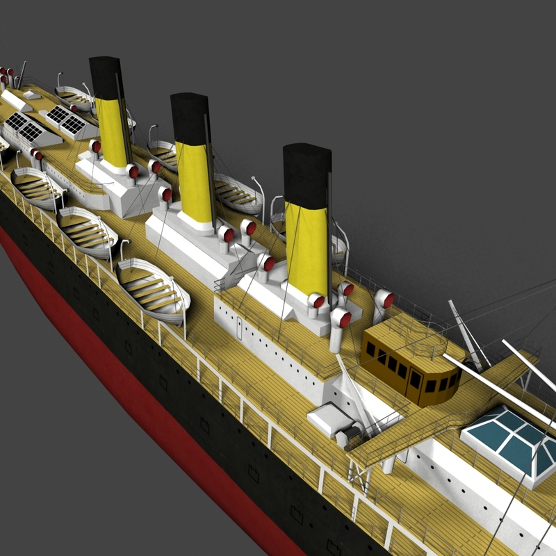ocean liner 3d model