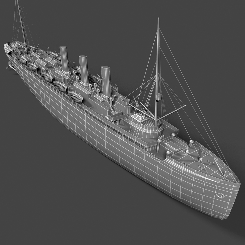 ocean liner 3d model