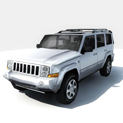 3d model 4x4 jeep commander