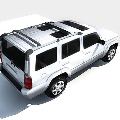3d model 4x4 jeep commander