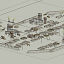 3d desert military base model