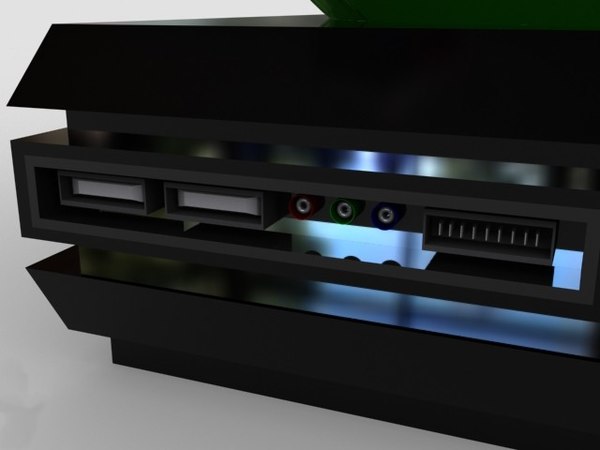 okama gamesphere games console 3d model