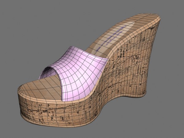 wedge girls wear 3d model