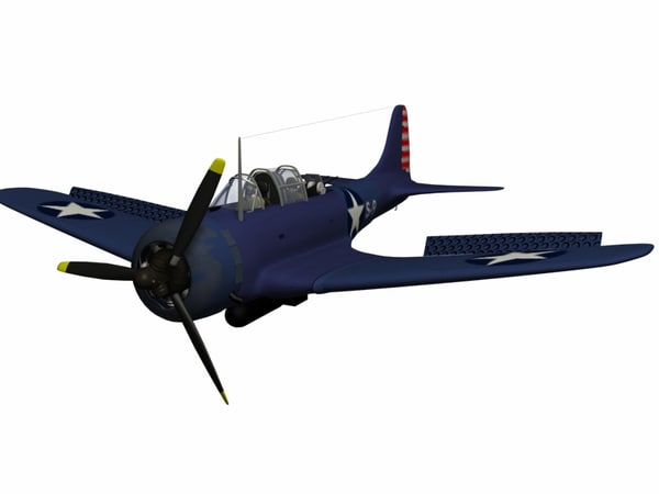 Douglas Sbd Dauntless 3D Models for Download | TurboSquid