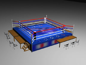 boxing ring chairs tables max