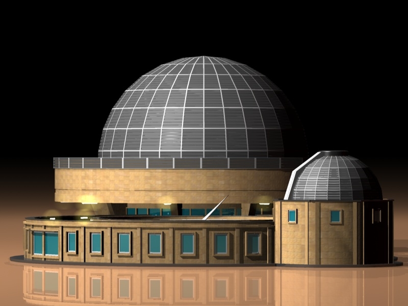 3d planetarium observatory building
