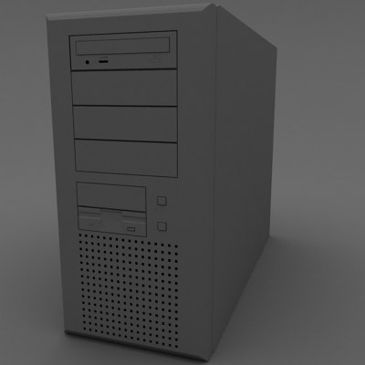 3d model computer case