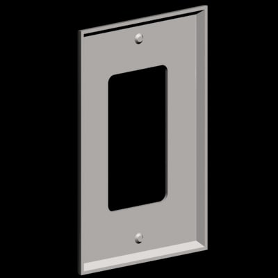 decora style wall plate 3d model