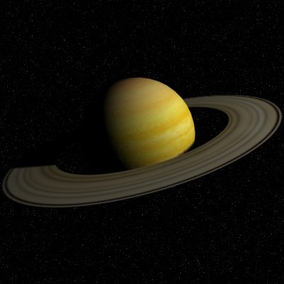 3d model saturn planet
