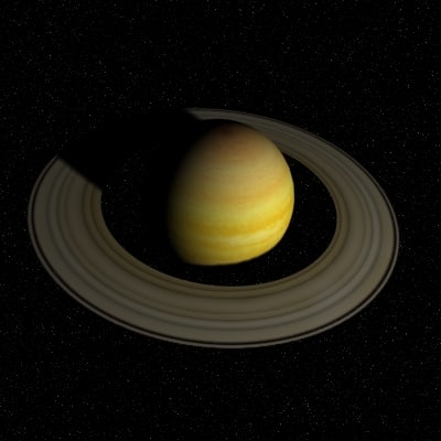 3d model saturn planet
