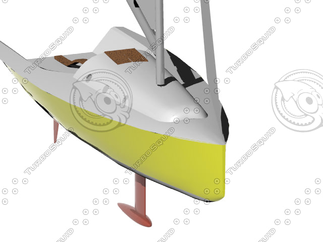 sail boat 3d model