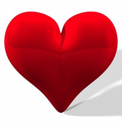 3d valentine heart model