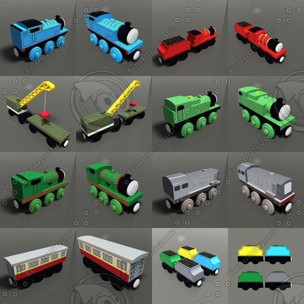Thomas The Tank Engine 3D Models for Download | TurboSquid
