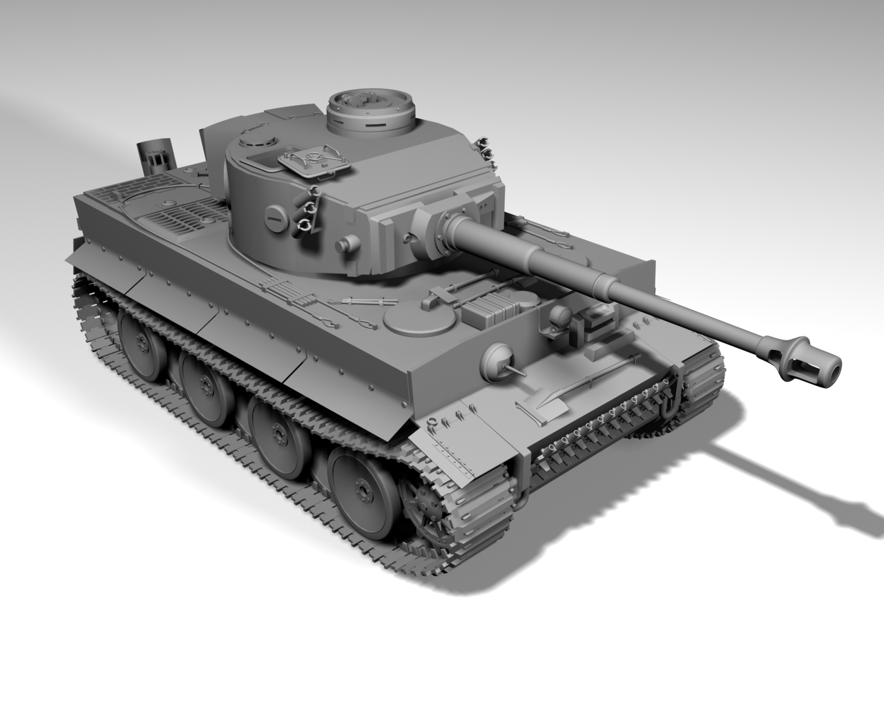 tiger tank 3d model