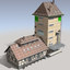 silo block 3d 3ds
