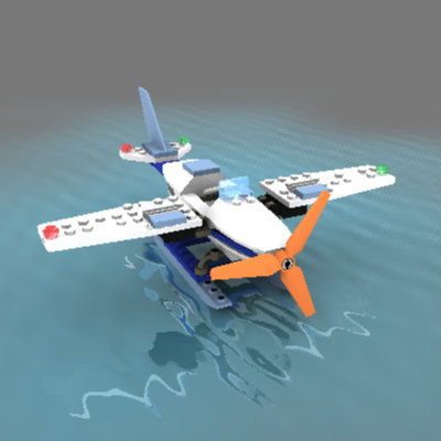 maya seaplane adventure lego set