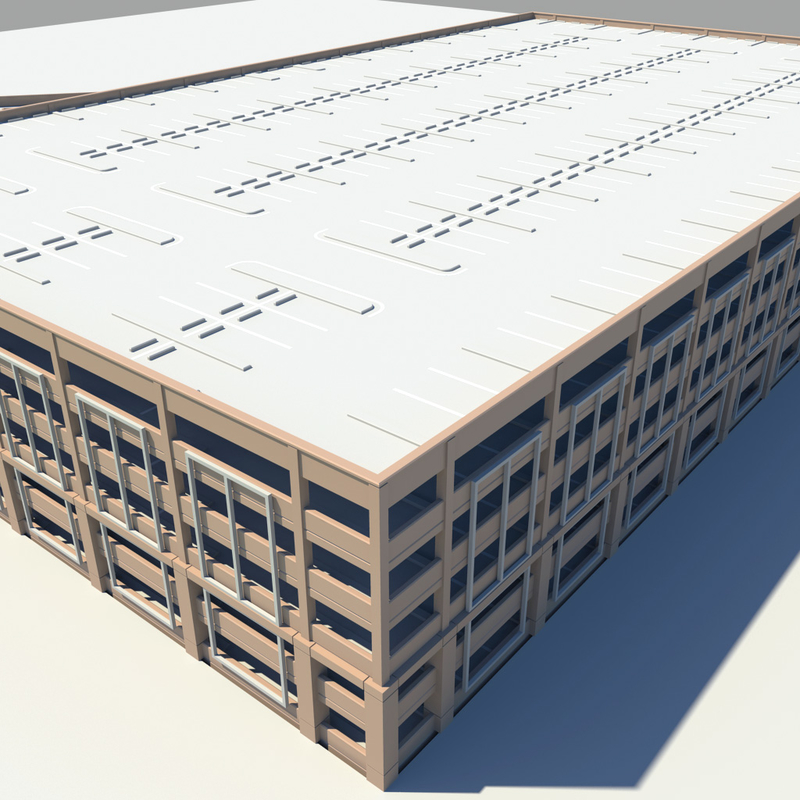 3d stacked parking model