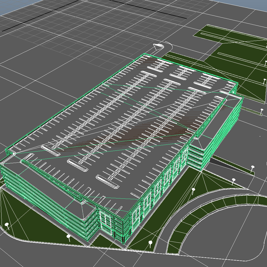 3d stacked parking model
