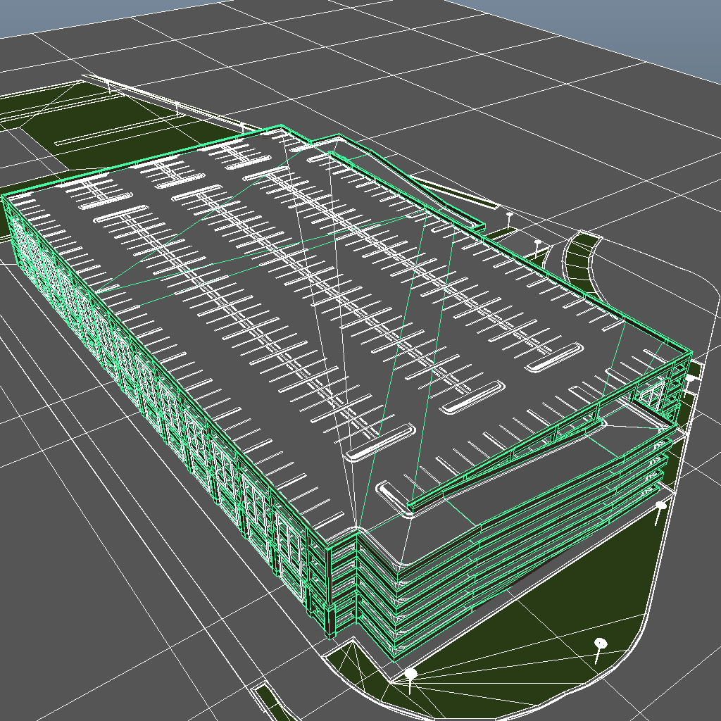 3d stacked parking model