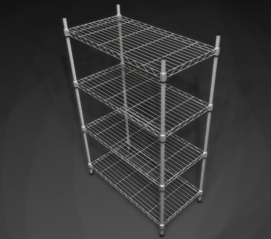 3d wire storage rack