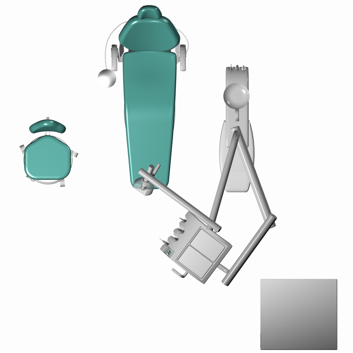 kavo amadeus 1071 dentist chair 3d model