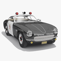 tatra 603 luxury car 3d model