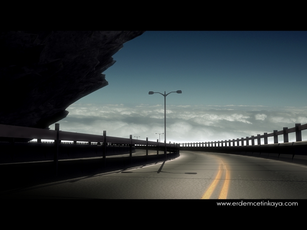 3d realistic highway