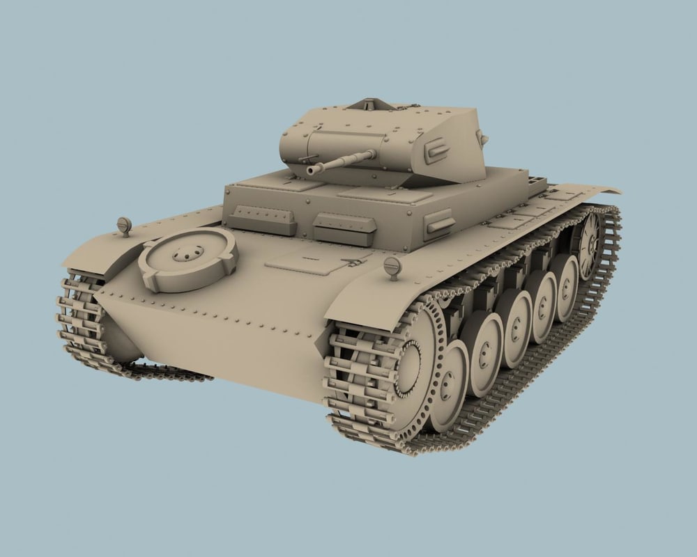 3d panzerkampfwagen ii sd kfz model