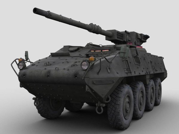 stryker mgs 3d model