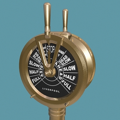 ship engine room 3d model