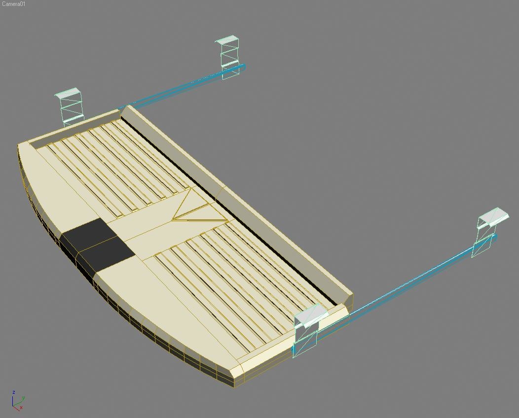 3d model plastic keyboard tray
