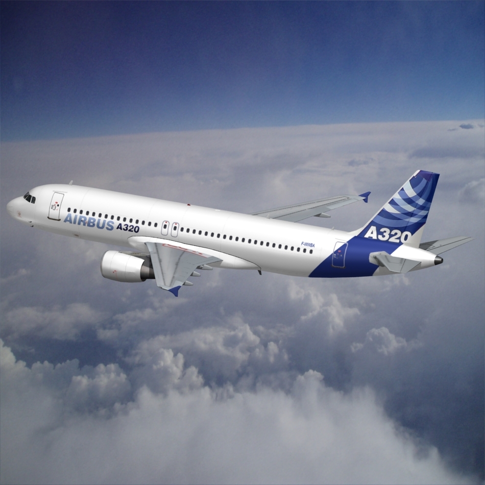 3d model of airbus a320 house a-320