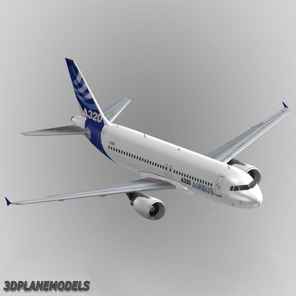 3d model of airbus a320 house a-320