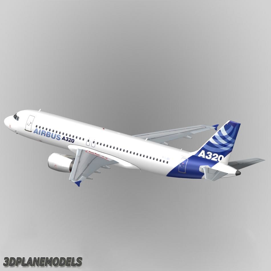 3d model of airbus a320 house a-320