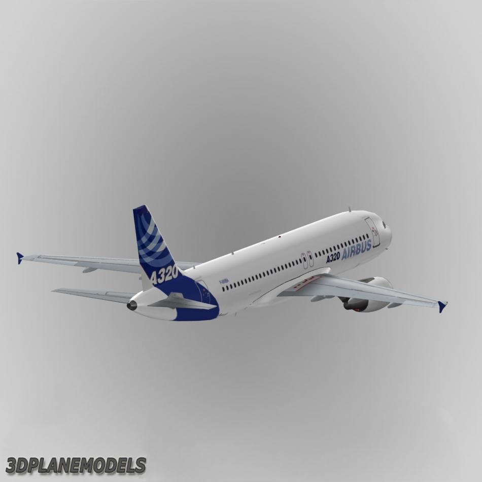 3d model of airbus a320 house a-320