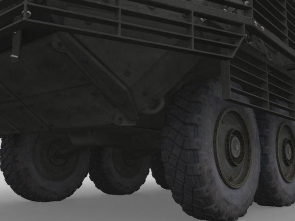 3d stryker atgm slat armor