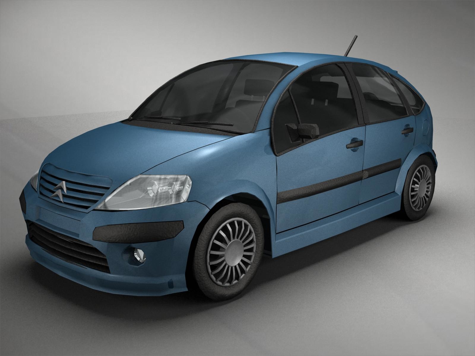 3d citroen c3 model