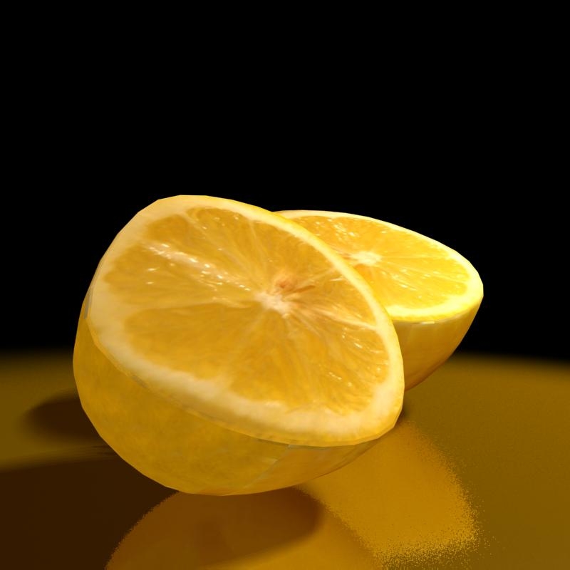 3d model lemon