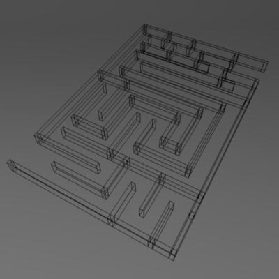 maze 3d model