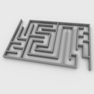 maze 3d model