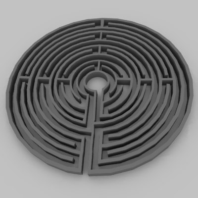 maze 3d model