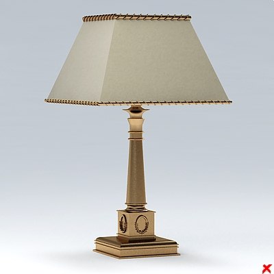3d lamp model