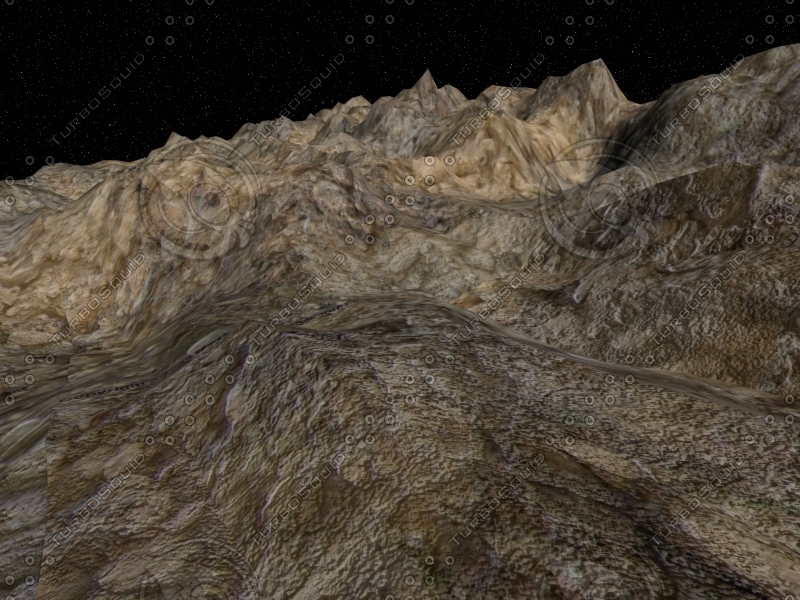 free terrain landscape 3d model