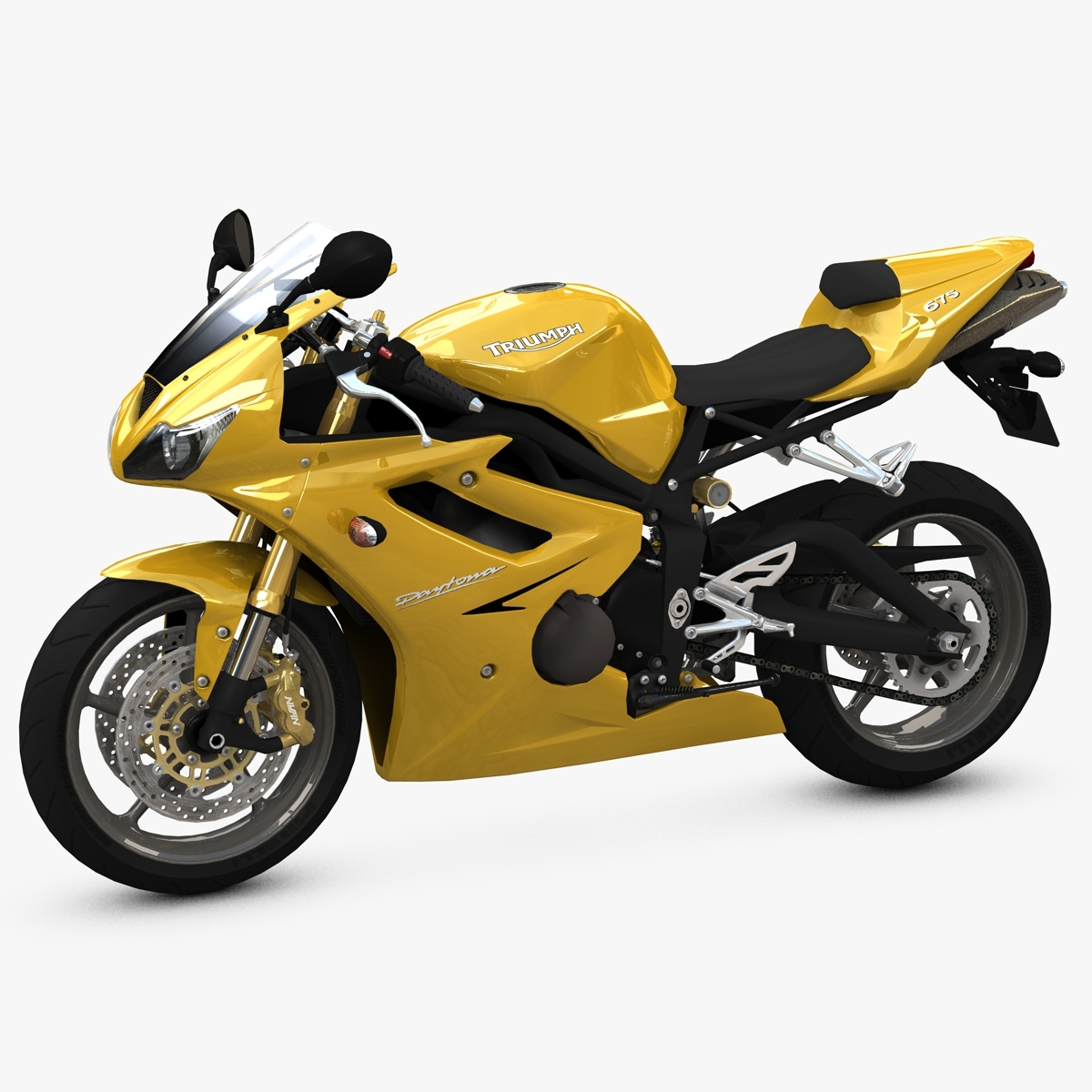 3d model daytona 675 triumph bikes