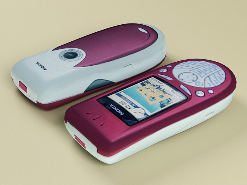 3d nokia 3660 modelled model