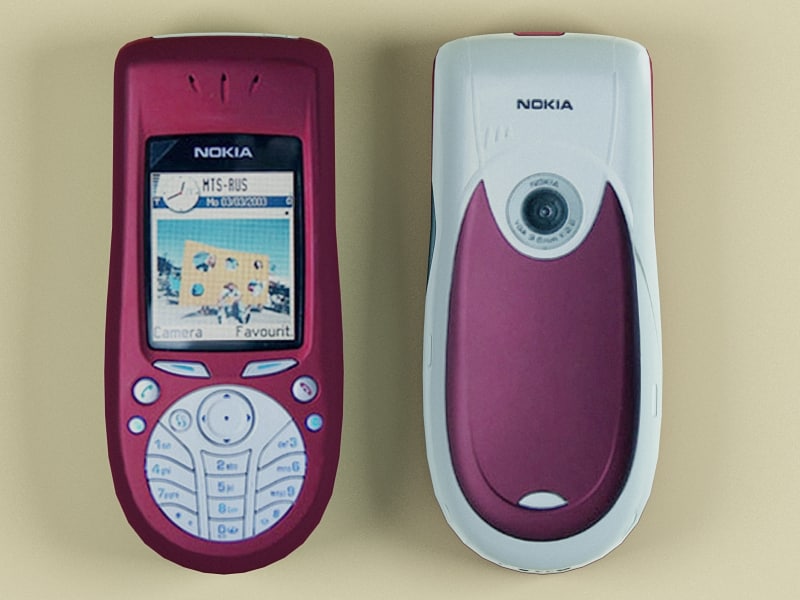 3d nokia 3660 modelled model